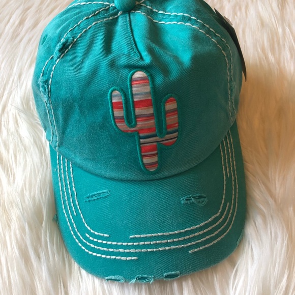 Accessories | Boho Cactus Baseball Cap | Poshmark
